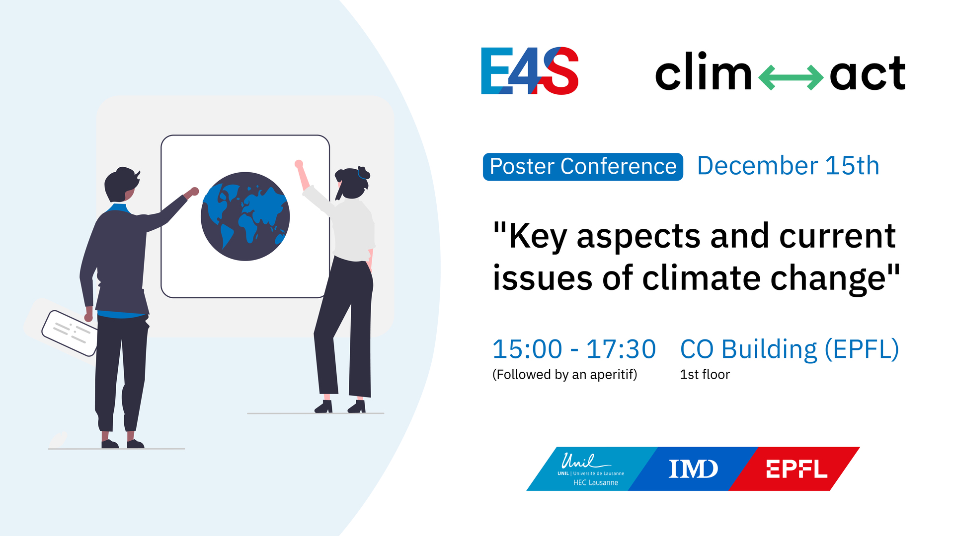 Poster Conference "Key aspects and current issues of climate change" – E4S